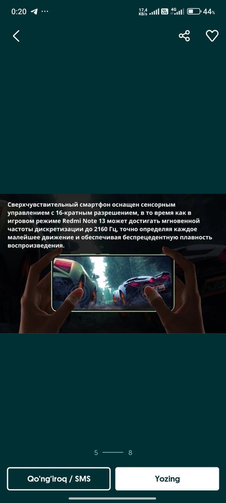 Срочни  Redmi note 13 pro 8|256 deyarli yangi