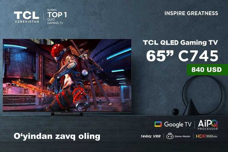 Телевизор TCL 65C765 QD-Mini LED/ 65C745 QLED/Google TV/Оригинал