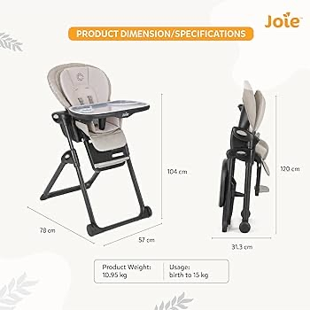 Продается стульчик для кормления Joie mimzy recline