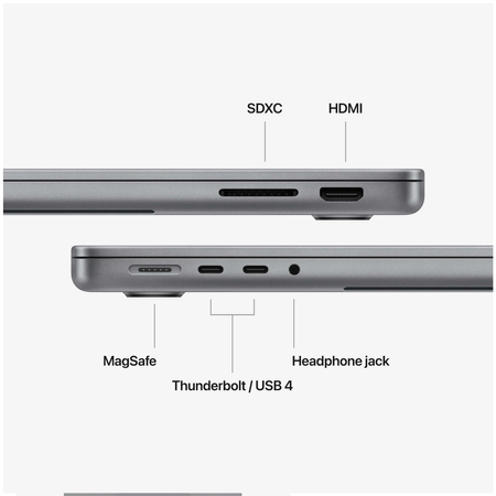MacBook Pro 14‑inch M3 2023 Space Gray 8GB/1TB SSD