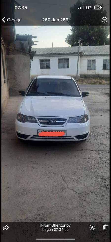 Nexsa 2 oq rangi salondan ozimiz haydab yurganmiza gazlari bor holati