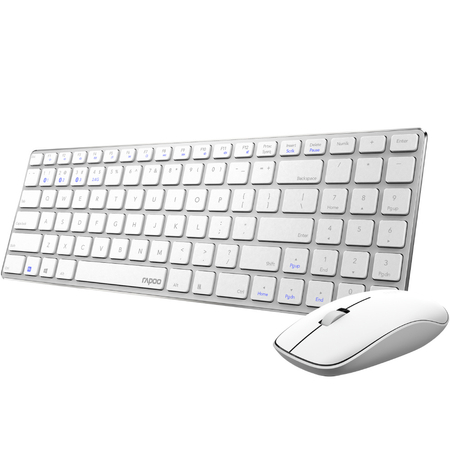 Комплект беспроводной Rapoo 9300M White