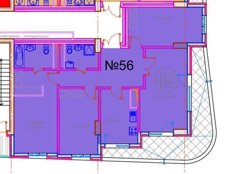 Продается 4х комнаиная квартира,ЖК Инфинити,ул Садыка Азимова,106м2