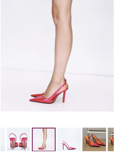 Туфли ZARA 38-й размер новый без дефектов