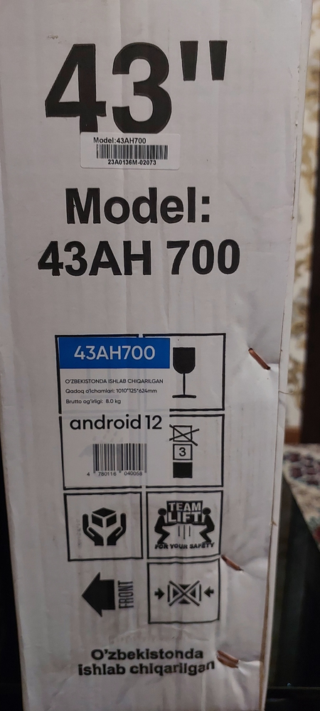 Телевизор moonix smart tv 43 android