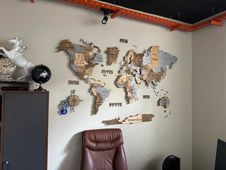Карты мира премиум класса от Woodlyworld