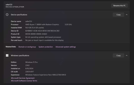 Asus Rog Strix G713QR 17.3 300Hz AMD 7 5800H Nvidia RTX 3070 1 TBSSD