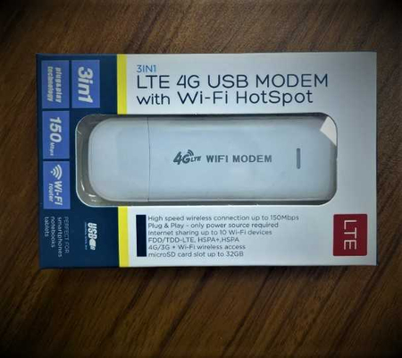 4g LTE USB модем с Wi-Fi через SIM карту
