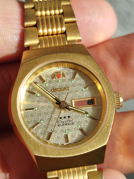 ORIENT женские часы позолоченные
