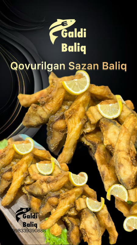 Xorazm baliq, Харезмская рыба жареная рыба