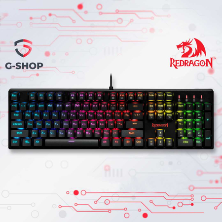 Игровая механическая клавиатура с подсветкой Redragon Surara red sw RU
