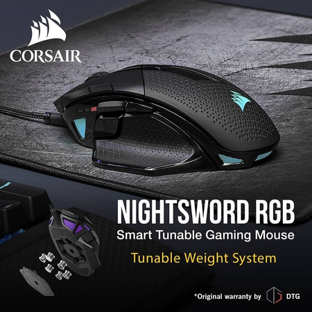 СКИДКА! Corsair NIGHTSWORD RGB/10кнопок,DPI 18K  мышка/мышь