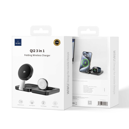 Hoco CW40 Док-станция 3 в 1 MagSafe 15W iPhone 13 и 14 iWatch AirPods