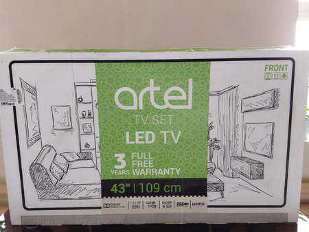 Телевизор на запчасти Ortel 43