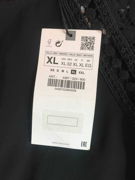 Продается новое платье черное нарядное бренд ZARA из Франции