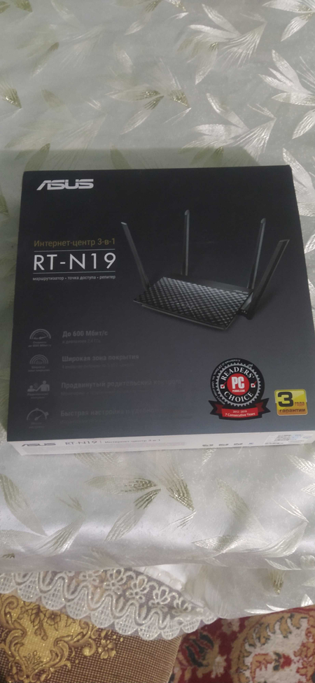 Продаётся роутер Wi-fi ASUS RT-N19
