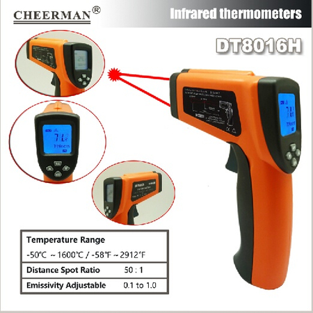 Термометр пирометр тепловизор инфракрасный Лазерный промышленный therm