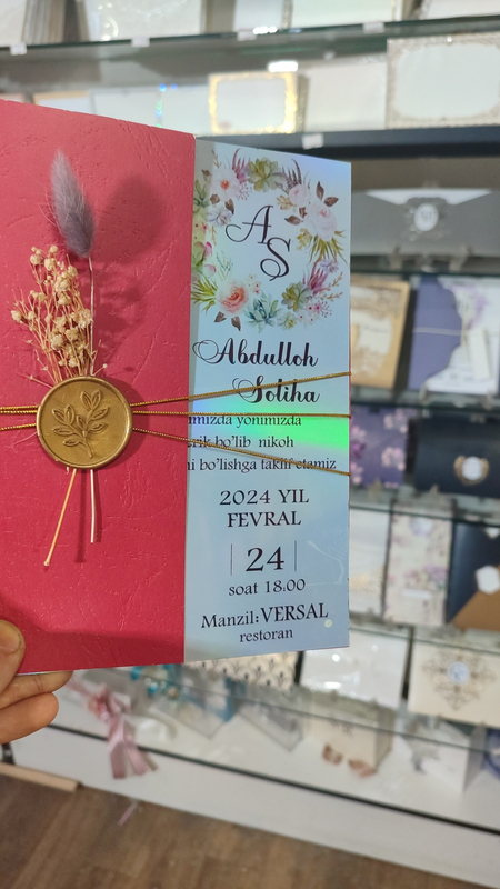Taklifnomalarni eng saralari aynan bizda