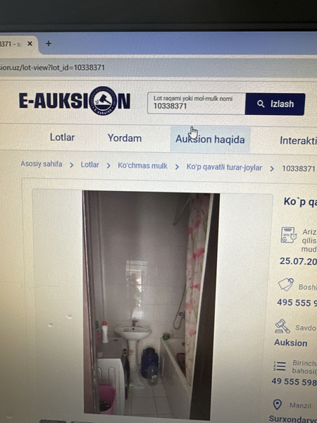 Ko’p qavatli uydagi xonadon