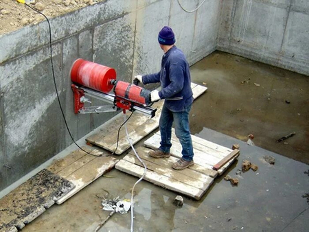 Beton teshish kesish