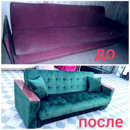 Ремонт и реставрация старых диванов