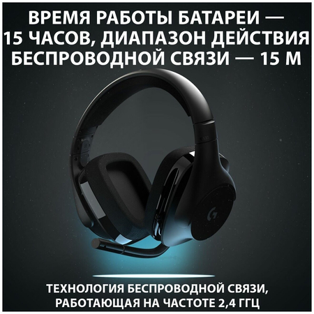 Logitech G533 Wireless Gaming Headset – DTS 7.1 Surround Sound – Pro-G