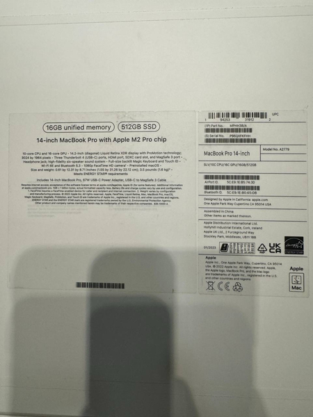 14-inch MacBook Pro with Apple M2 Pro chip