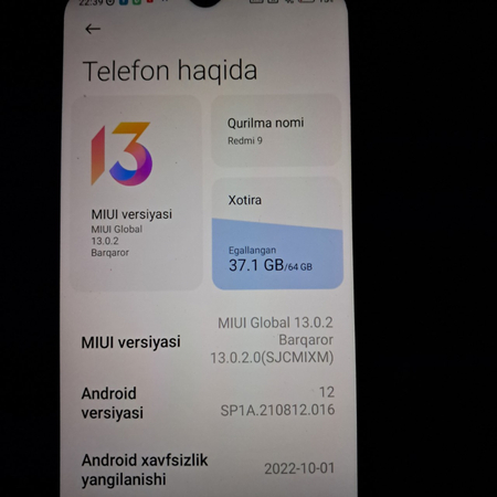 redmi 9 holati zor kelishamiz