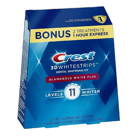 Crest 3D Whitestrips, Glamorous White, набор полосок для отбеливания