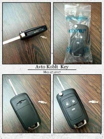 Kobolt-Malibu-Lacceti Cruze avtomabillar uchun kalit korpusi