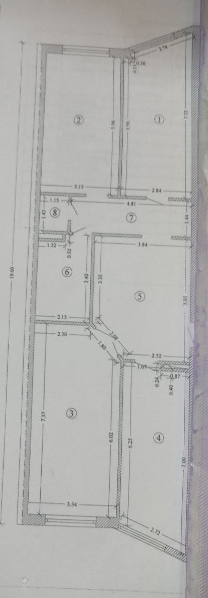 Продается 3комнатная квартира 116,45 кв.м, за кв.м 8млн сум
