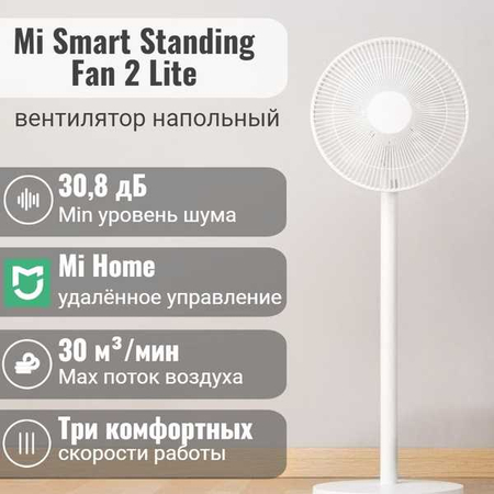 Вентилятор xiaomi smart standing fan 2
