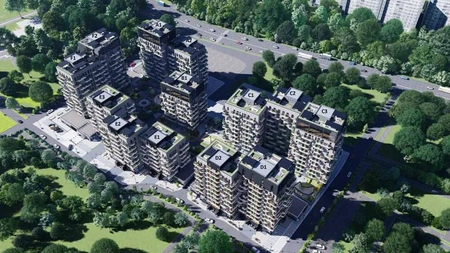 ЖК Parkwood ул.Нукусская 3 комнатная 83м2 Коробка Кадастр есть СРОЧНО!