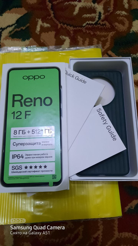 OPPO RENO ,12F хотираси 8/512 гг