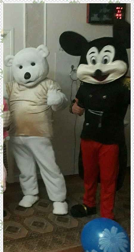Maskarad kiyimlari. Mikki mouse va Duck