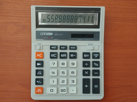 Калькулятор Citizen SDC-888