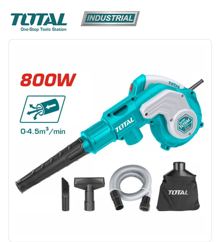 Bowler воздуходувка и пылесос Total-800W. 2в1.  Дрель перфоратор drel