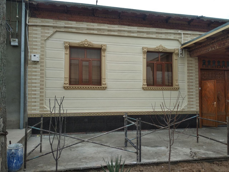 Fasad travertin dojdik  ishlarni qilamiz