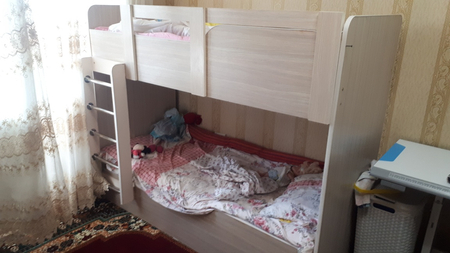 Двух спальная детская кровать