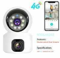 4G Kamera 360⁰ 2+2 MP 2 tomonlama ovozli ColorVu
