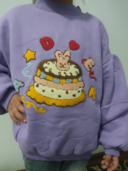 Кофта с начёсом 3-8 лет для девочек