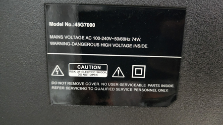 Samsung model 45g7000