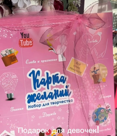 Карта желаний для девочек
