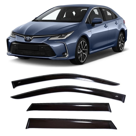 Ветровики (дефлекторы окон) Toyota Corolla 1.2T / 1.8Hybrid