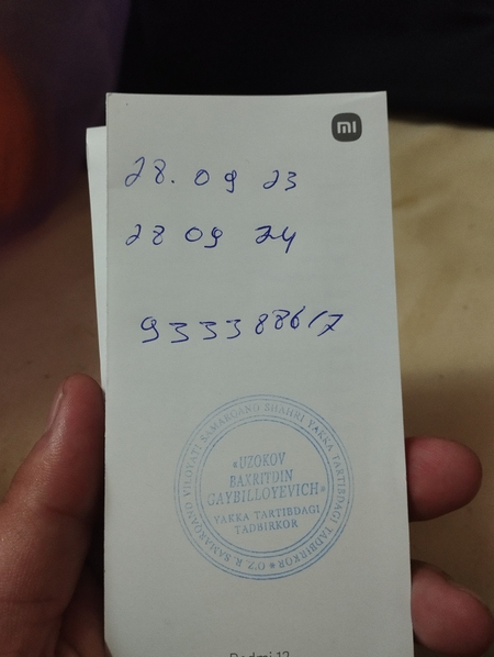 Redmi 12 4.128 blue yangi telefon 1hafta ishlatilgan
