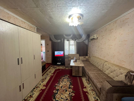 Сдается 2 комнатная квартира 
C обстановкой
В горде Алмалыке
