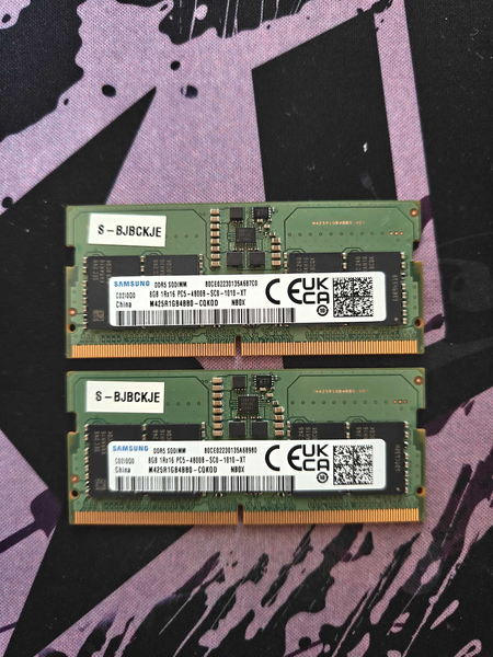 Продаются 2шт ОЗУ Samsung 16GB (2x8GB DDR5)