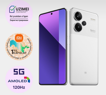 Redmi Note 13pro plyus 2024 Uzimei Dastavka