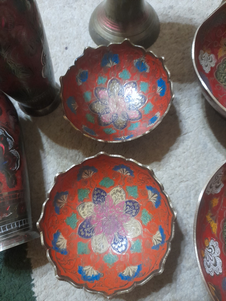 Индийские вазы латунивые