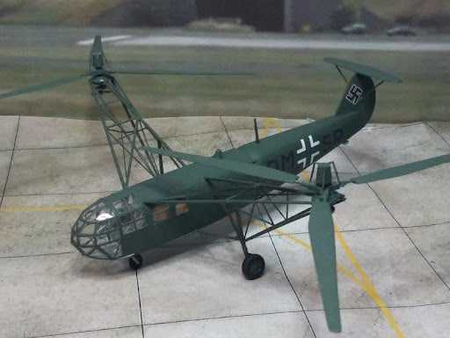 Сборная модель вертолета Fa.223 Drache (АМР, 1:72)